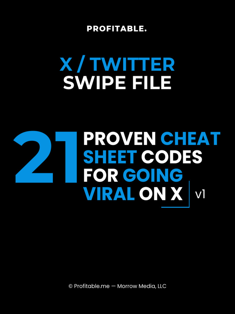 X Twitter Cheat Codes | PDF