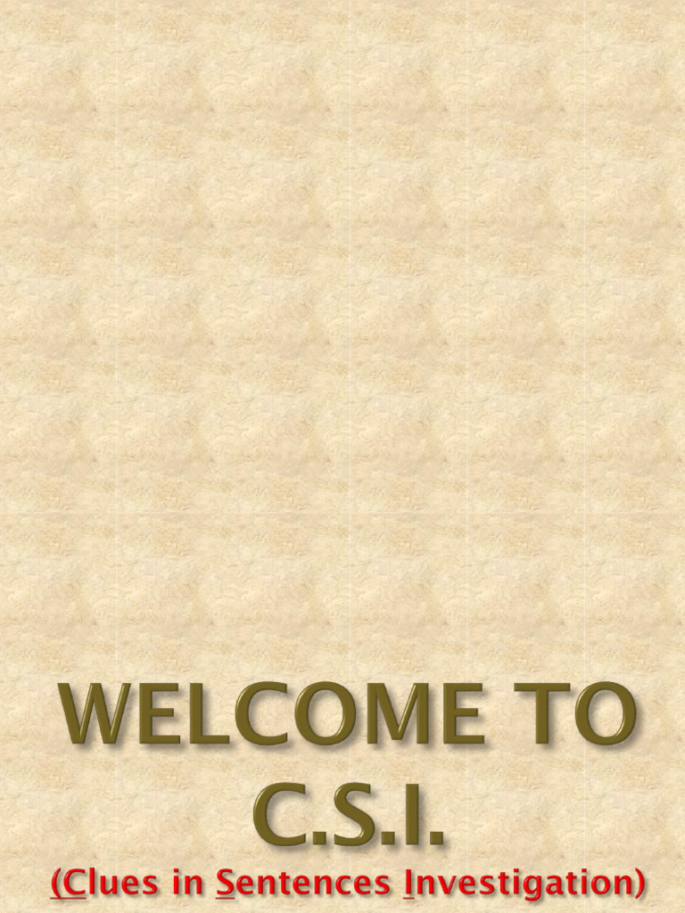 Lesson 1 Context Clues Power Point | PDF | Linguistics