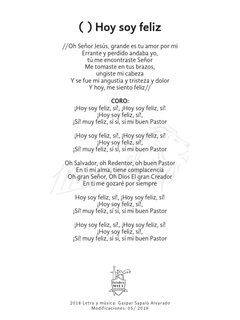 Hoy Soy Feliz | PDF