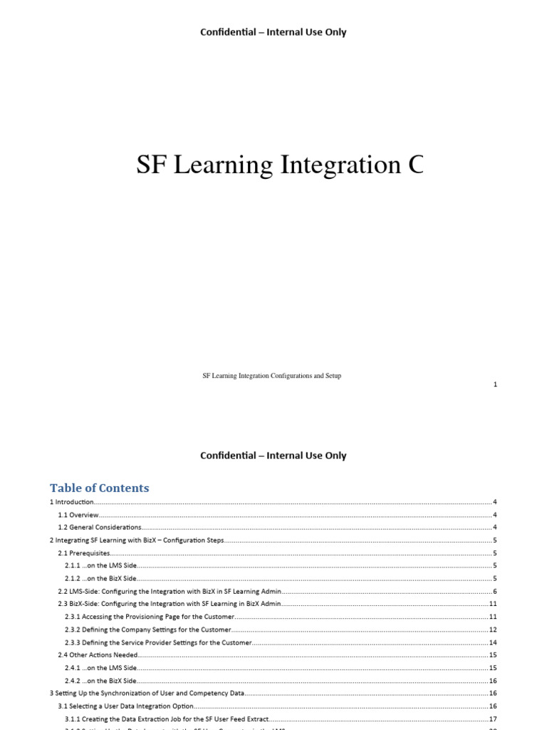 SF Learning Integration Configuration Guide | PDF | File Transfer ...