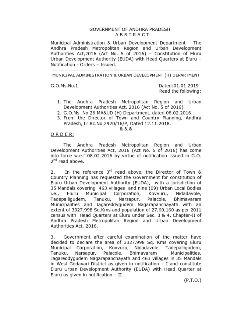 EUDA | PDF | Government Of India | Governance