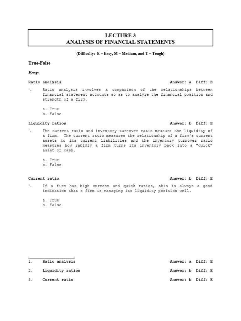 FIN3701 Testbank | PDF