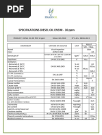 Bharat Stage IV High Speed Diesel Specs | PDF | Chemistry | Physical ...