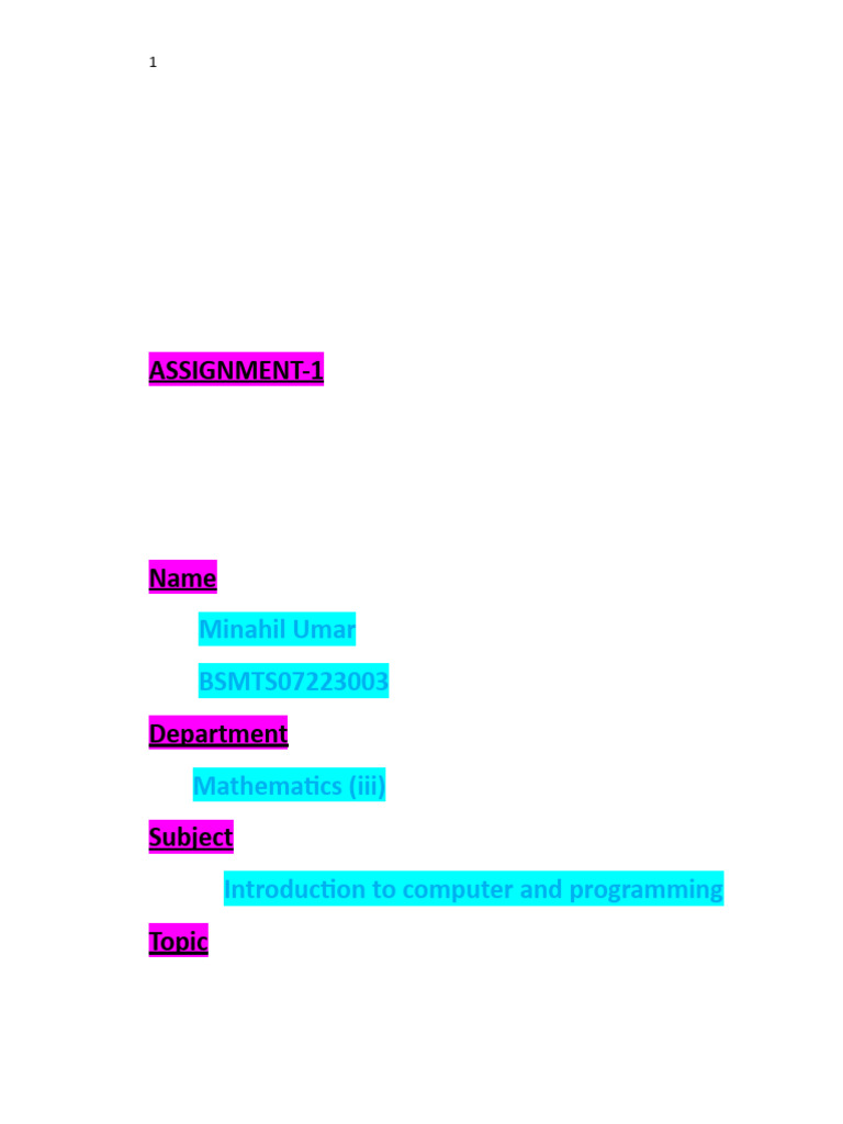 Assignment of ICT | PDF | Operating System | Peer To Peer
