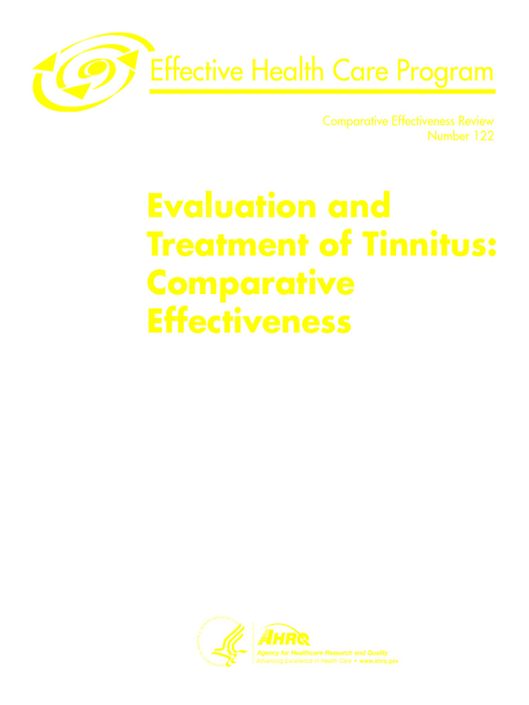 Evaluation and Treatment of Tinnitus Com | PDF | Tinnitus | Evidence Based Medicine