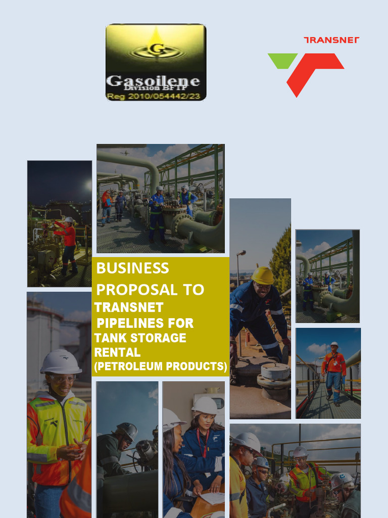Business Proposal - Transnet | PDF | Petroleum | Gasoline