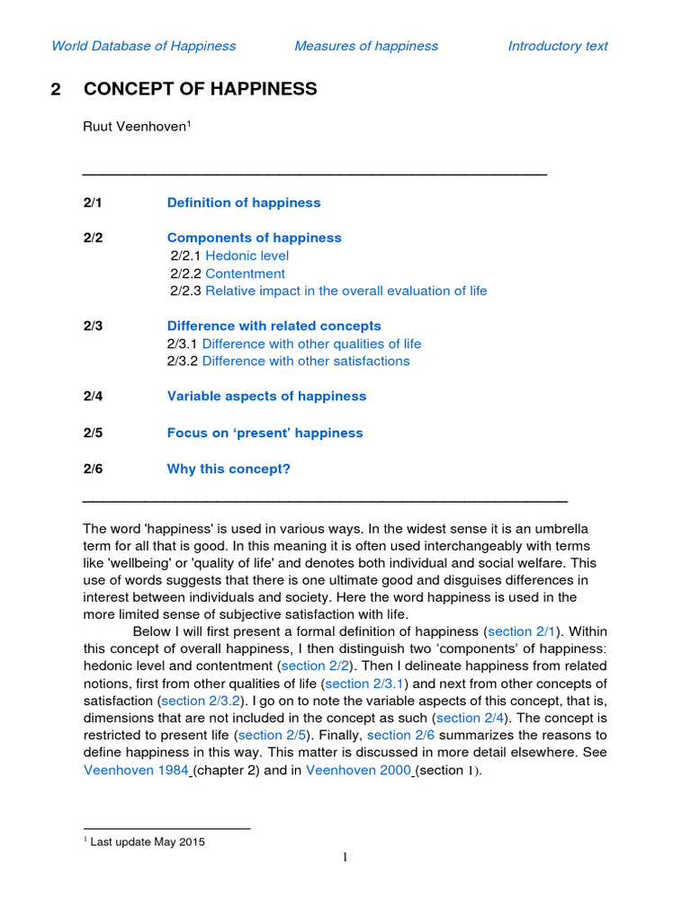 Happiness | PDF | Happiness | Affect (Psychology)