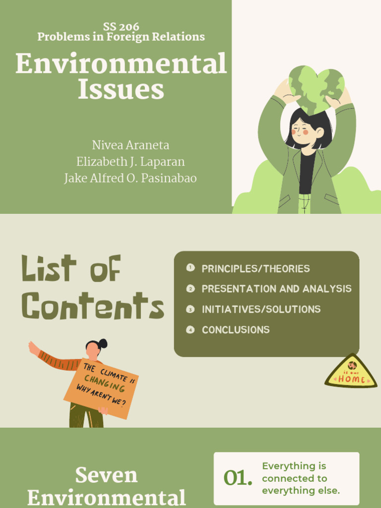 Environmental Issues Part I | PDF | Climate Change | Water Pollution