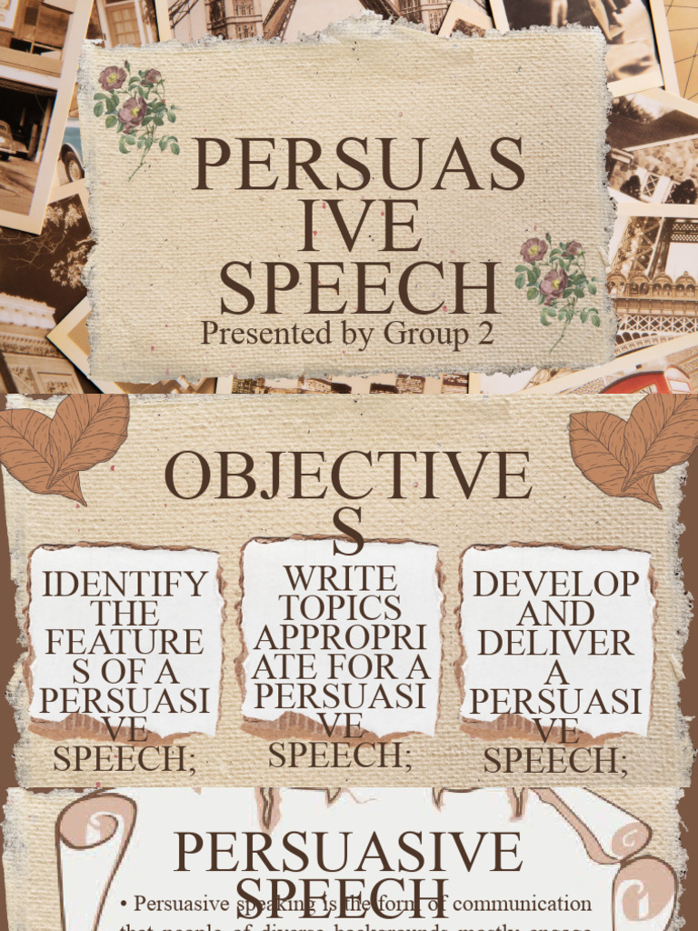 Persuasive Speech | PDF | Persuasion | Fallacy