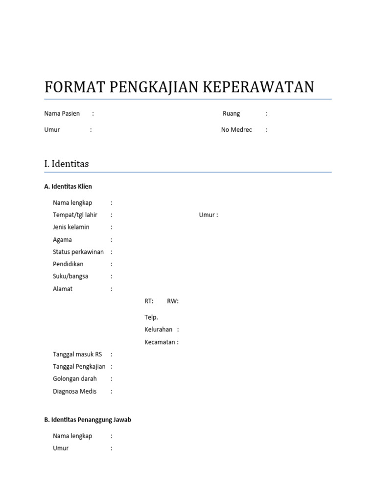 Format Askep New-1 | PDF