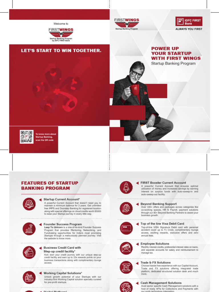 Startup Banking Brochure | PDF | Credit Card | Banks