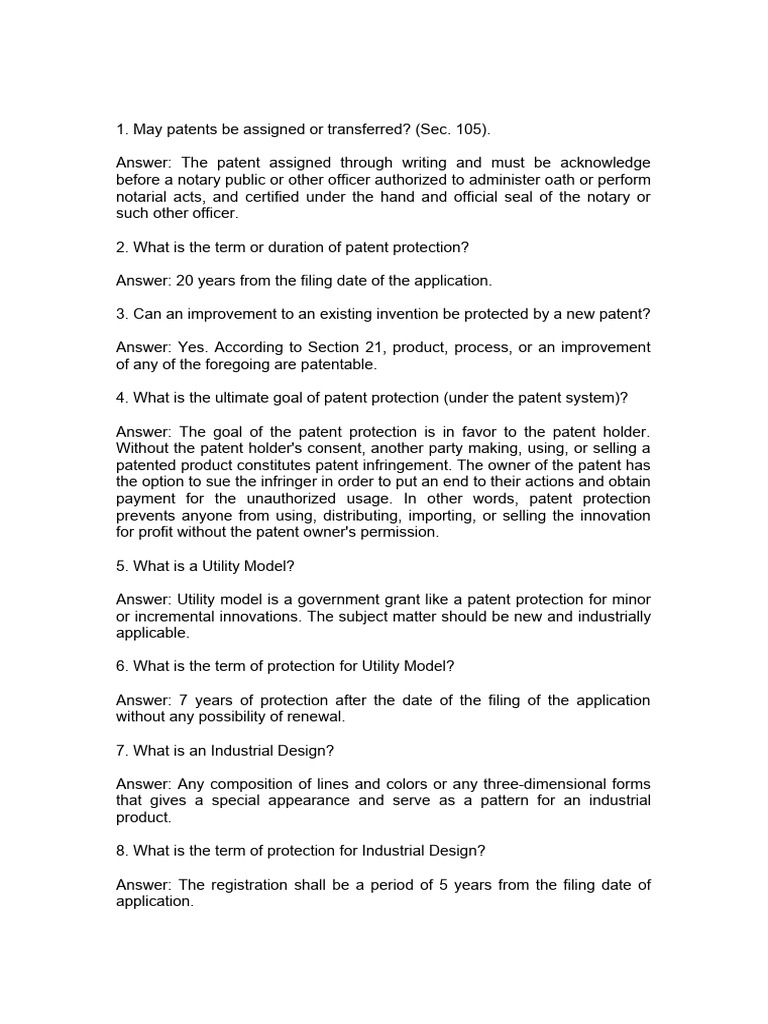 May Patents Be Assigned or Transferred | PDF | Patent | Glossary Of Patent Law Terms