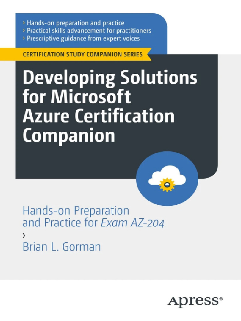 Developing Solutions For Microsoft Azure Certification Companion Hands ...