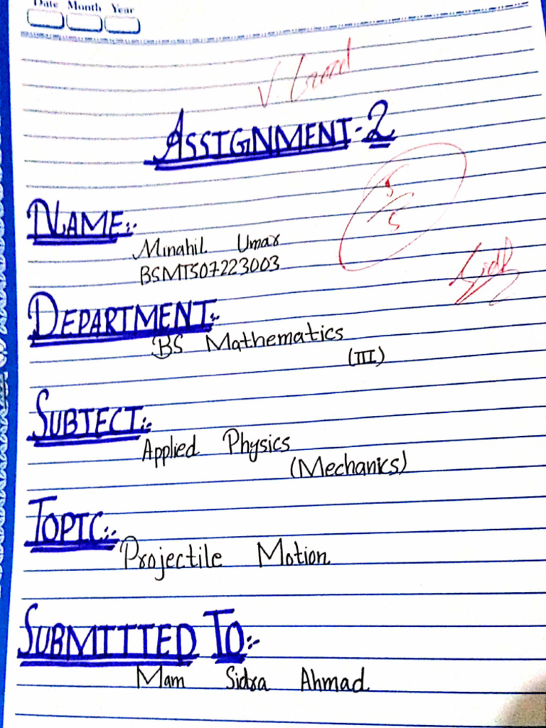 Assignment 2 Applied Physics Mechanics | PDF