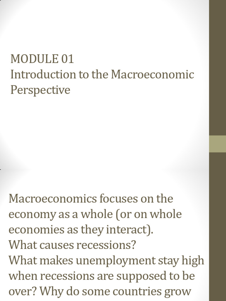 Macro 01 | PDF | Macroeconomics | Unemployment