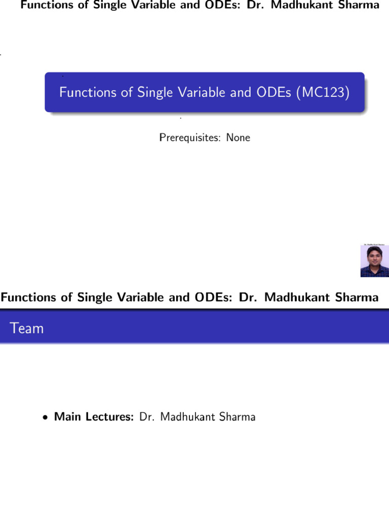Ode ppt1 | PDF