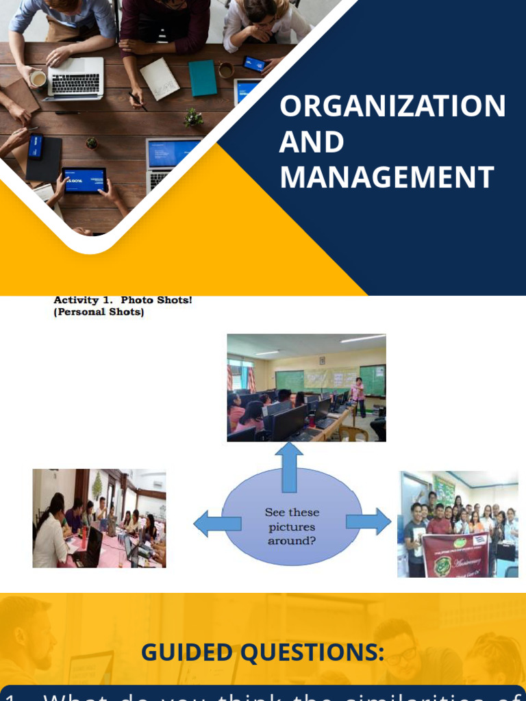 6 Organizing | PDF | Goal | Division Of Labour