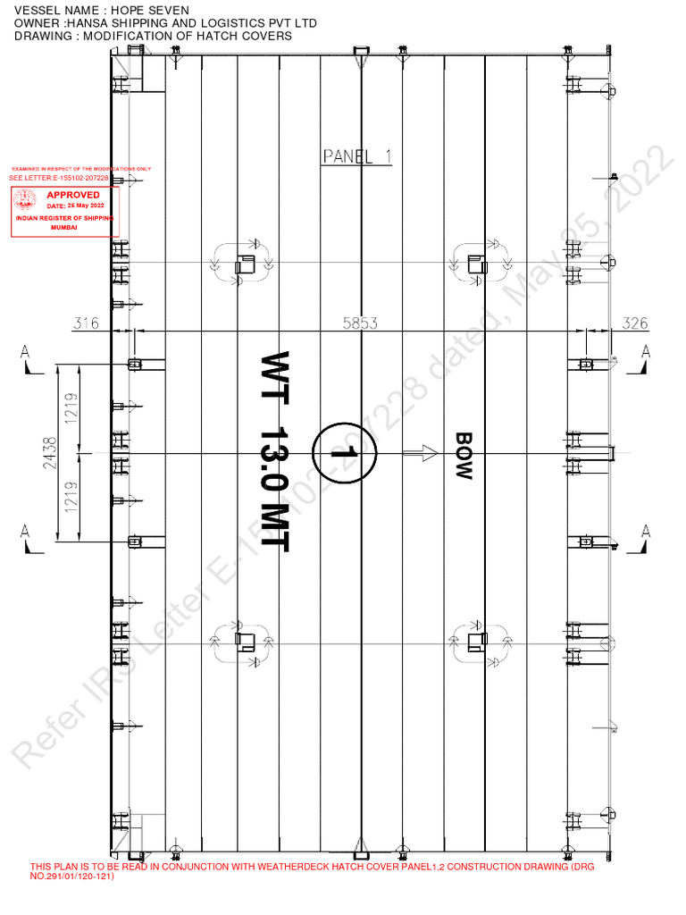 Modification of Hatch Covers | PDF