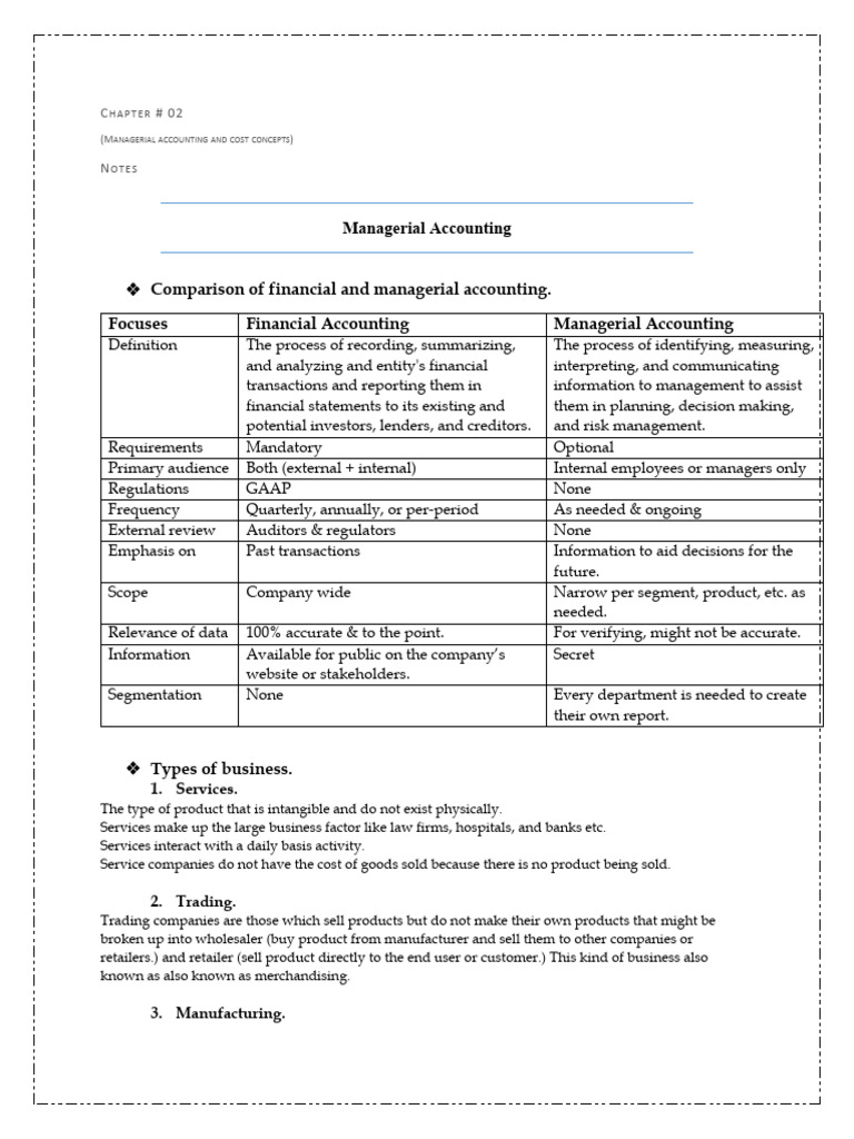 Chapter 2 Accounting | PDF | Cost | Product (Business)
