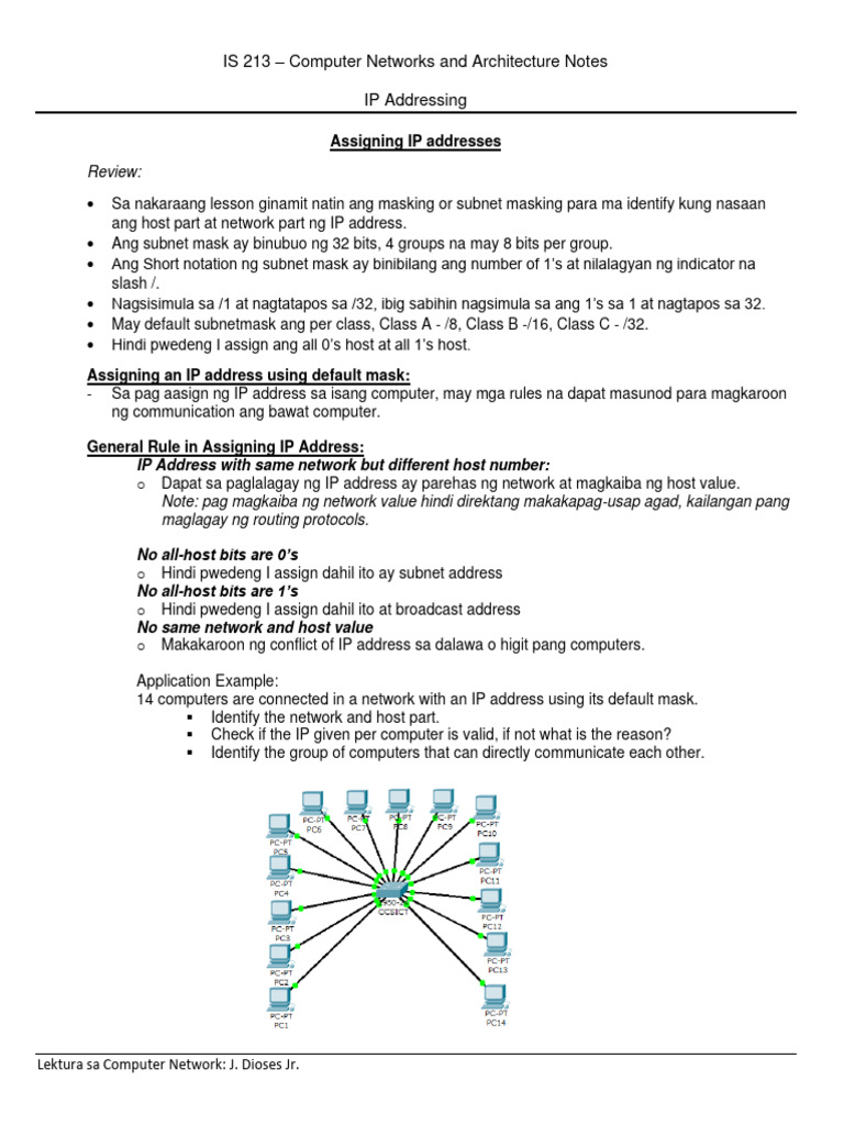 A. IP Addressing - Part 4 Assigning IP Address | PDF | Ip Address | Computer Network