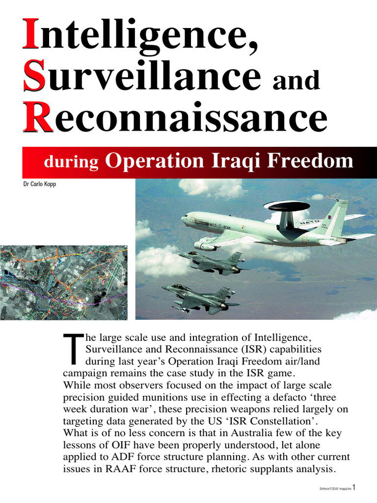 DT Isr Oif 04 | PDF | Intelligence, Surveillance, Target Acquisition ...
