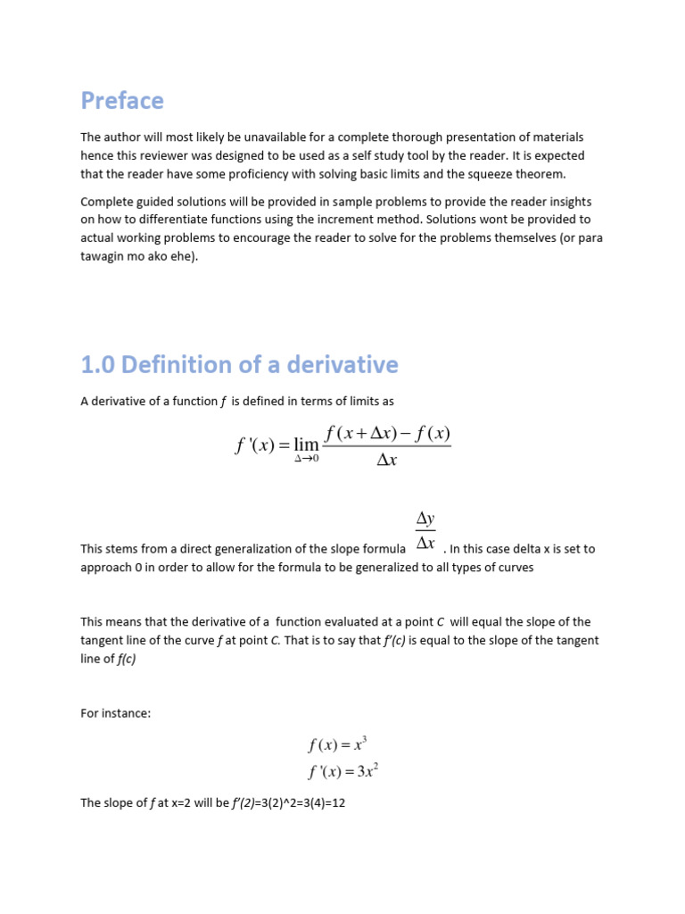 Diff-Eq PT 1 | PDF | Logarithm | Slope