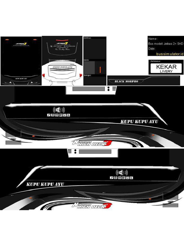 Livery Bussid | PDF