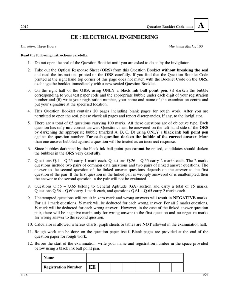 EE2012 | PDF | Transformer | Power Inverter
