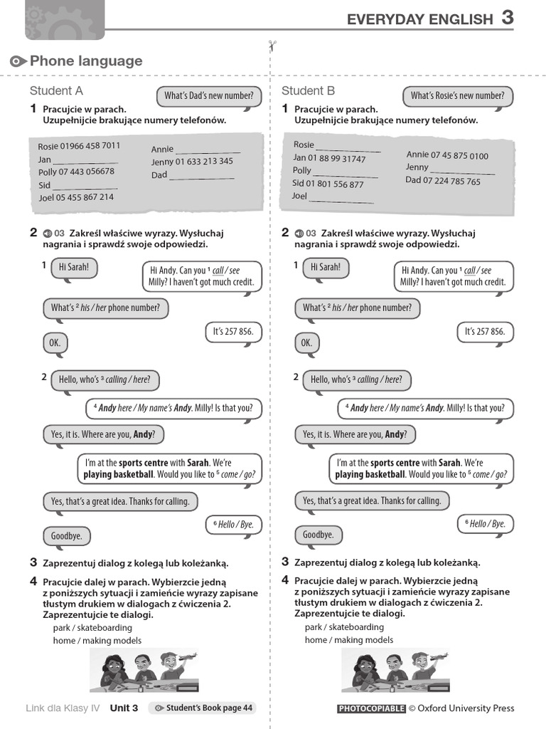 Link L4 U3 Everyday English Ws | PDF
