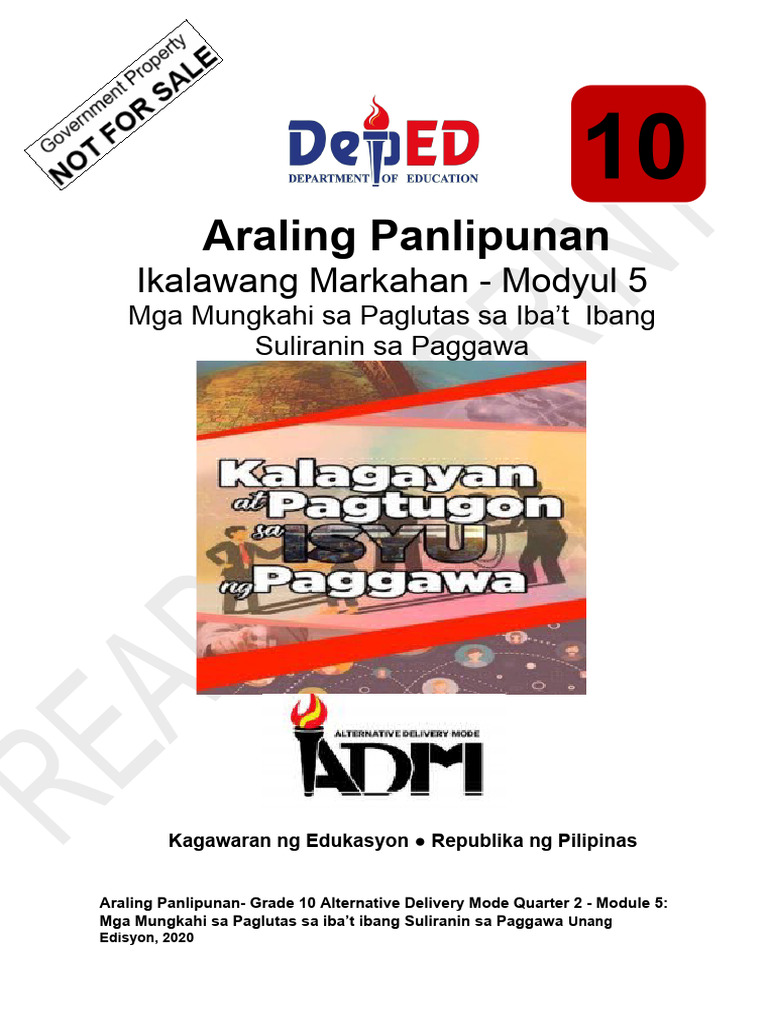 Ap10 q2 Mod5 Mgamunkahisapaglutas v5 | PDF