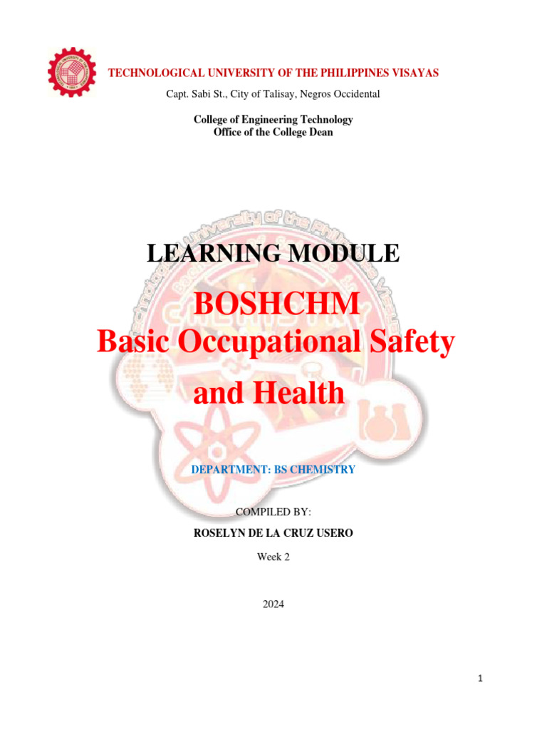 BOSH Week 2 | PDF | Housekeeping | Scrap
