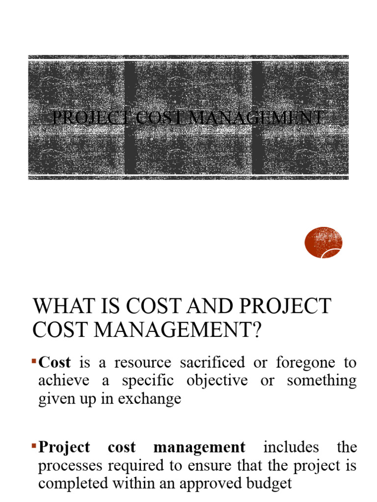 Cost Management Plan Essentials | PDF | Project Management | Business ...