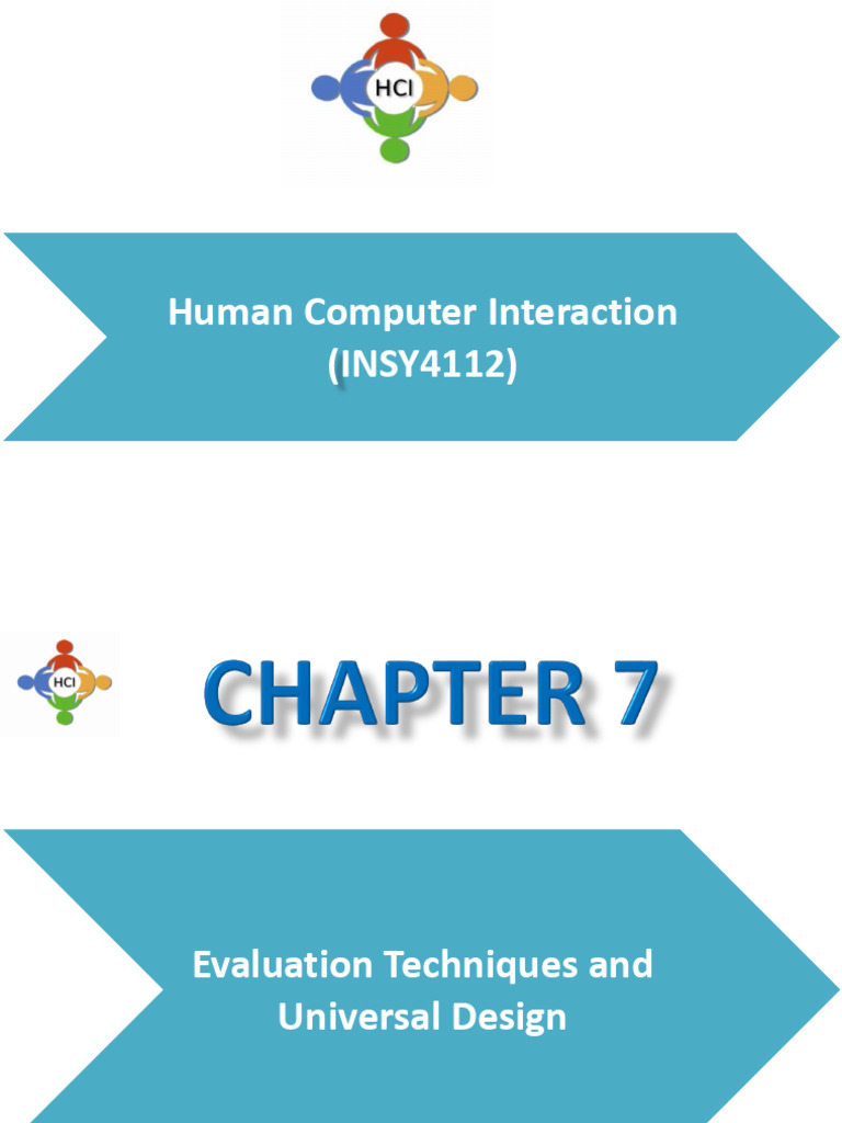 HCI Unit7 (1st Final) | PDF | Human–Computer Interaction | Experiment