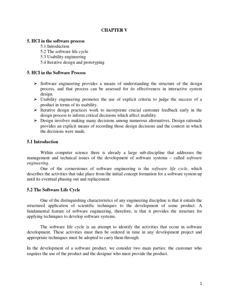 Chapter V | Download Free PDF | Usability | Computer Programming