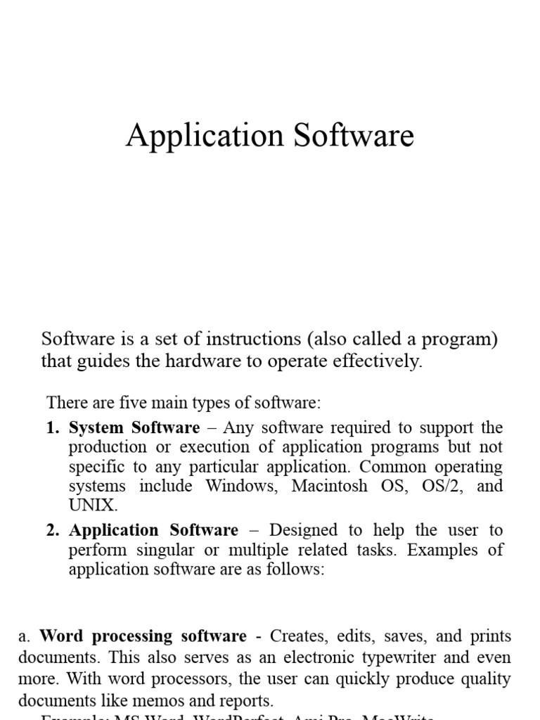 Application Software | PDF | Software | Device Driver