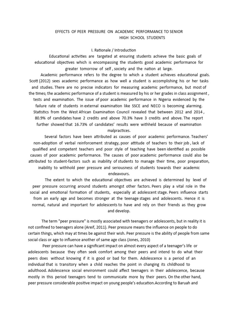 Practical Research 2 Output | Download Free PDF | Adolescence | Social ...