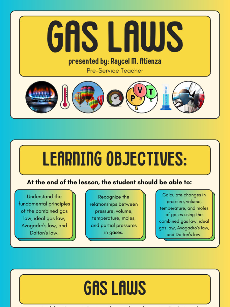 Understanding Gas Laws in Chemistry | PDF | Gases | Mole (Unit)