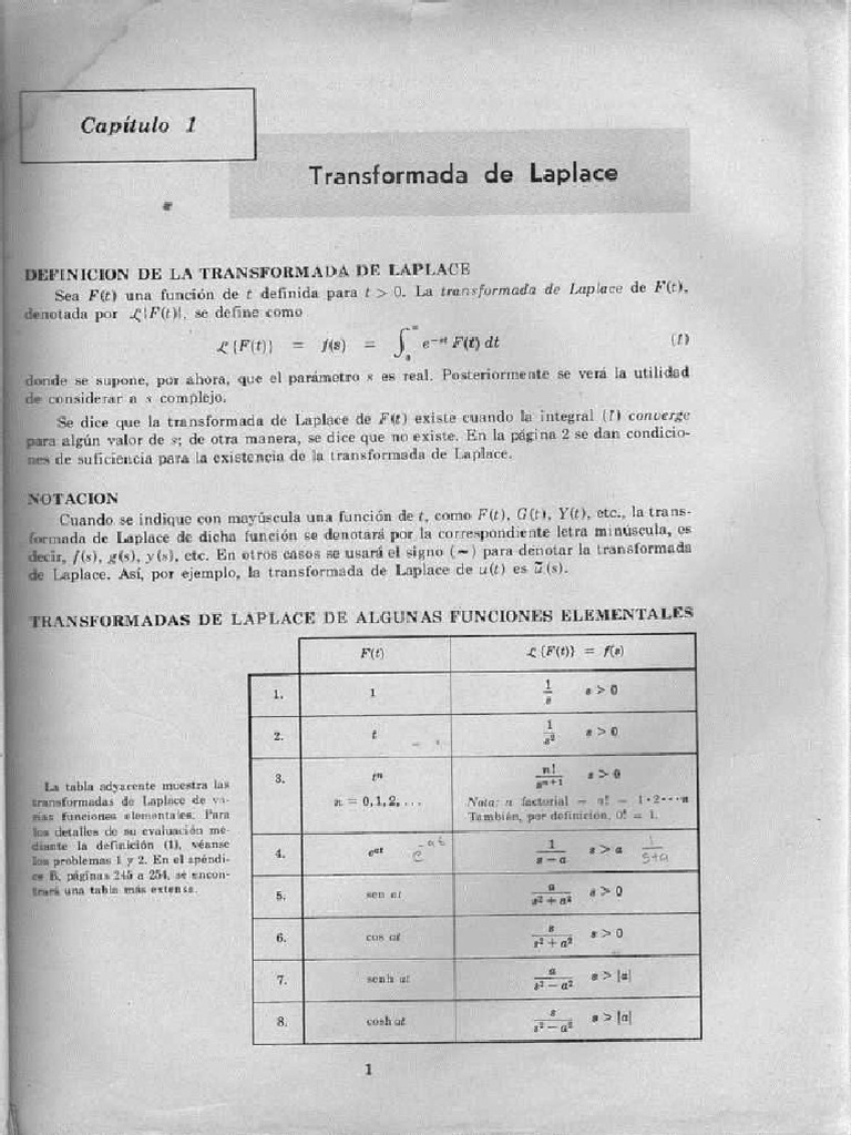 Transformadas de Laplace | PDF