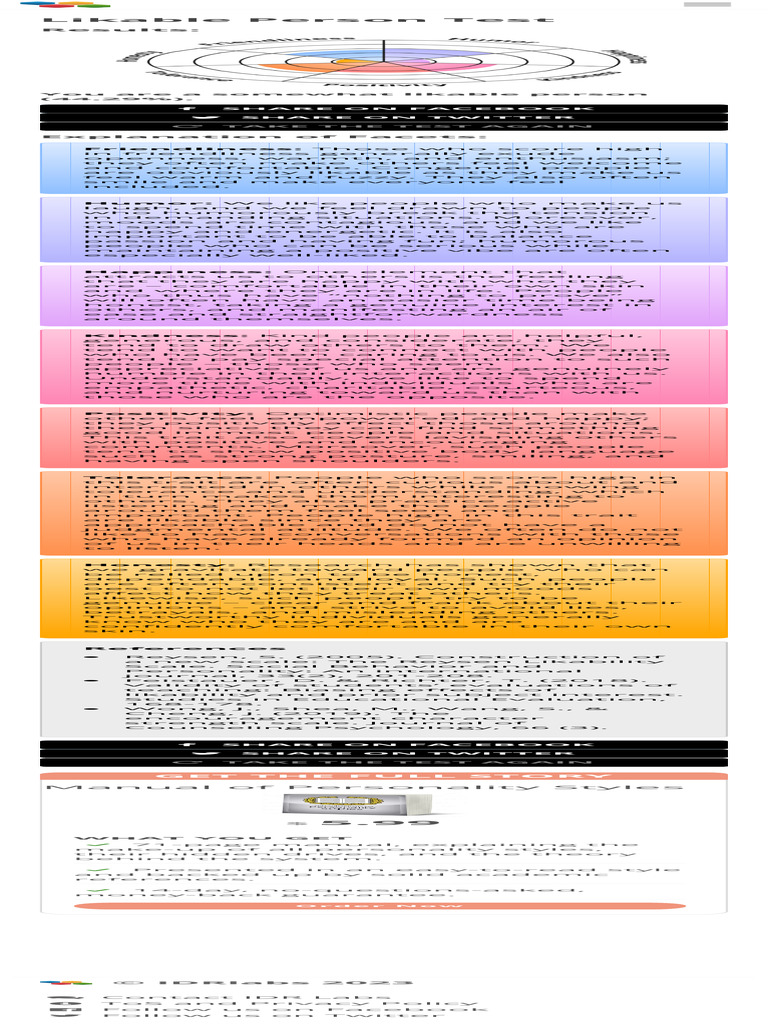 Likable Person Test | PDF