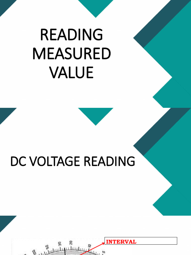 Multimeters Reading | PDF | Voltage | Materials Science