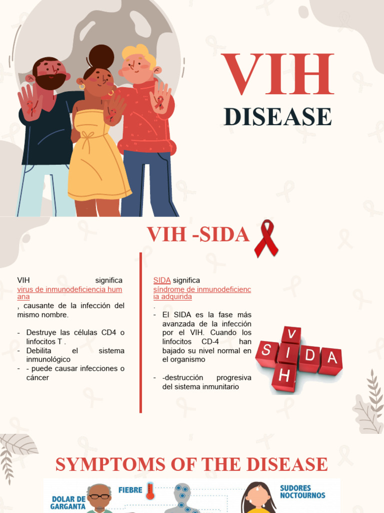 HIV Disease by Slidesgo | PDF | VIH | VIH / SIDA