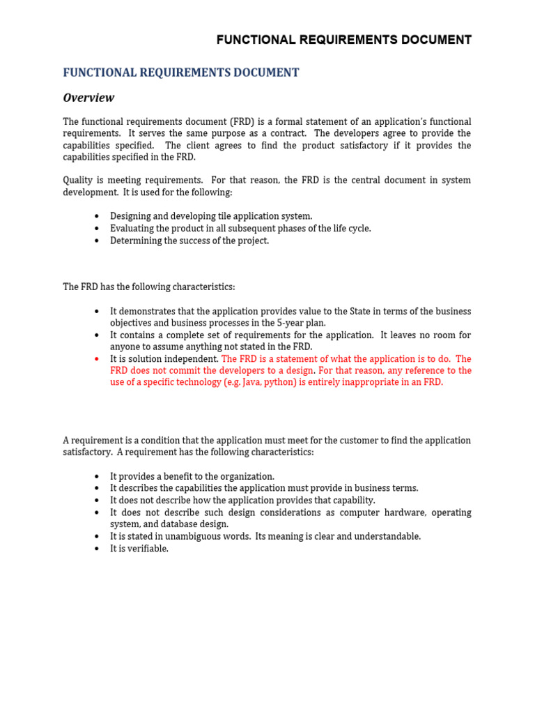 Functional Requirements Guide | PDF | Conceptual Model | Data Model