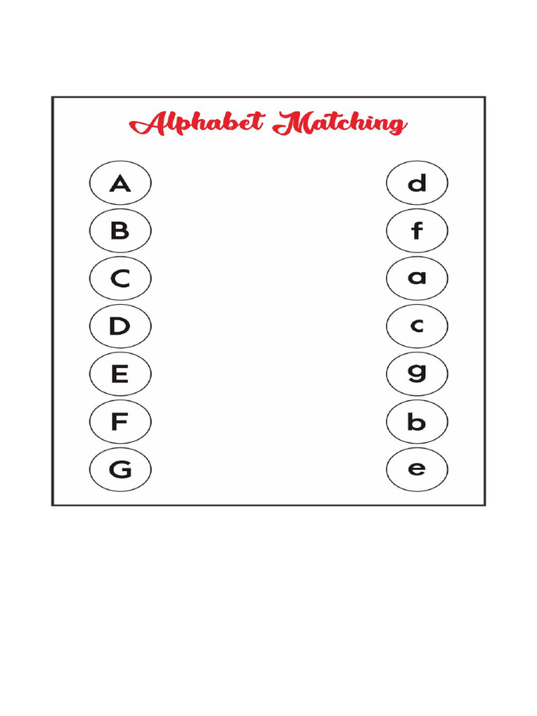Alphabet Matching Letters Worksheets Printable - 264035.jpg | PDF