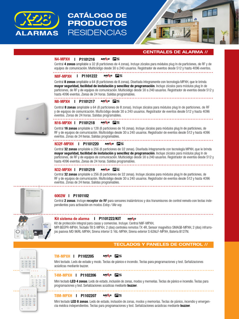X28 Catalogo Productos | PDF | Infrarrojo | Diodo emisor de luz