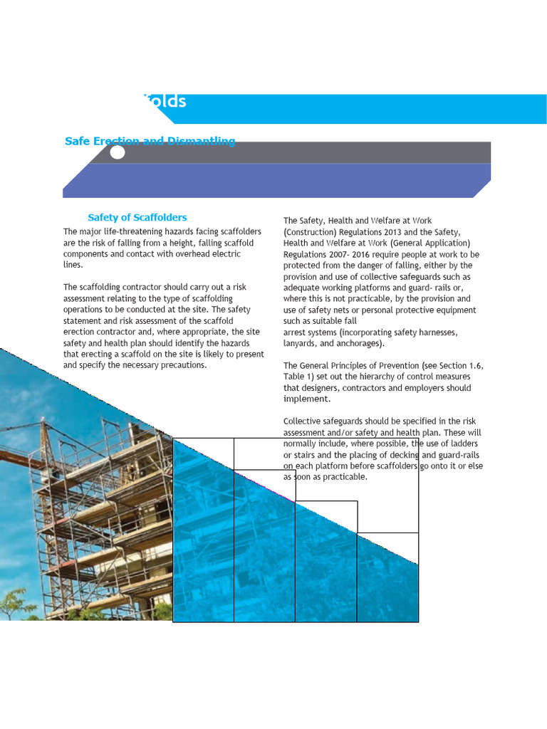 Scaffold Erection Guide | PDF | Scaffolding | Manufactured Goods