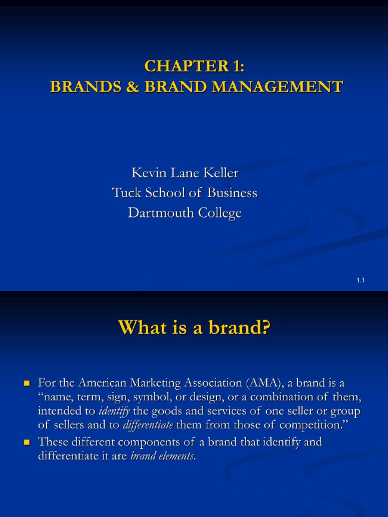 Brand and Brand Management | PDF