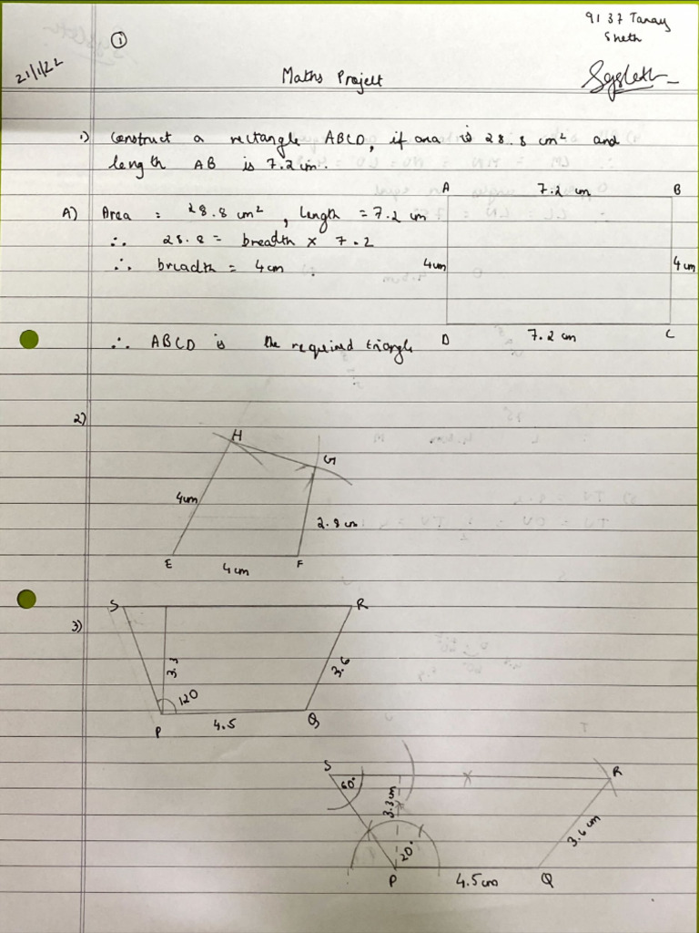 9137 Tanay Sheth Maths Project | PDF