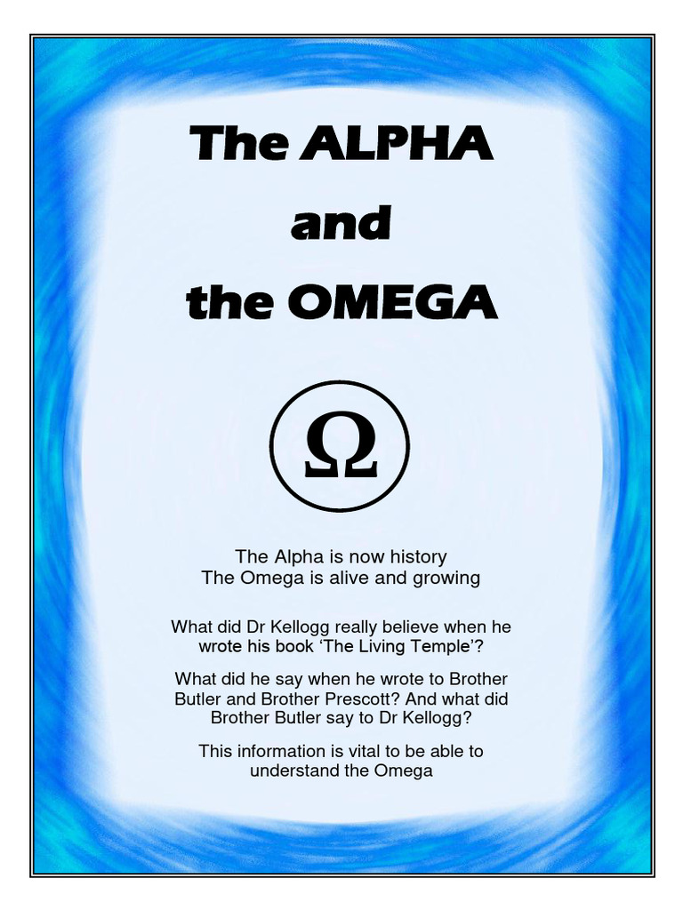The Alpha and The Omega | PDF