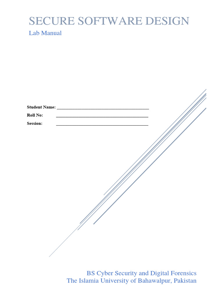 Lab Manual | PDF | Security | Computer Security