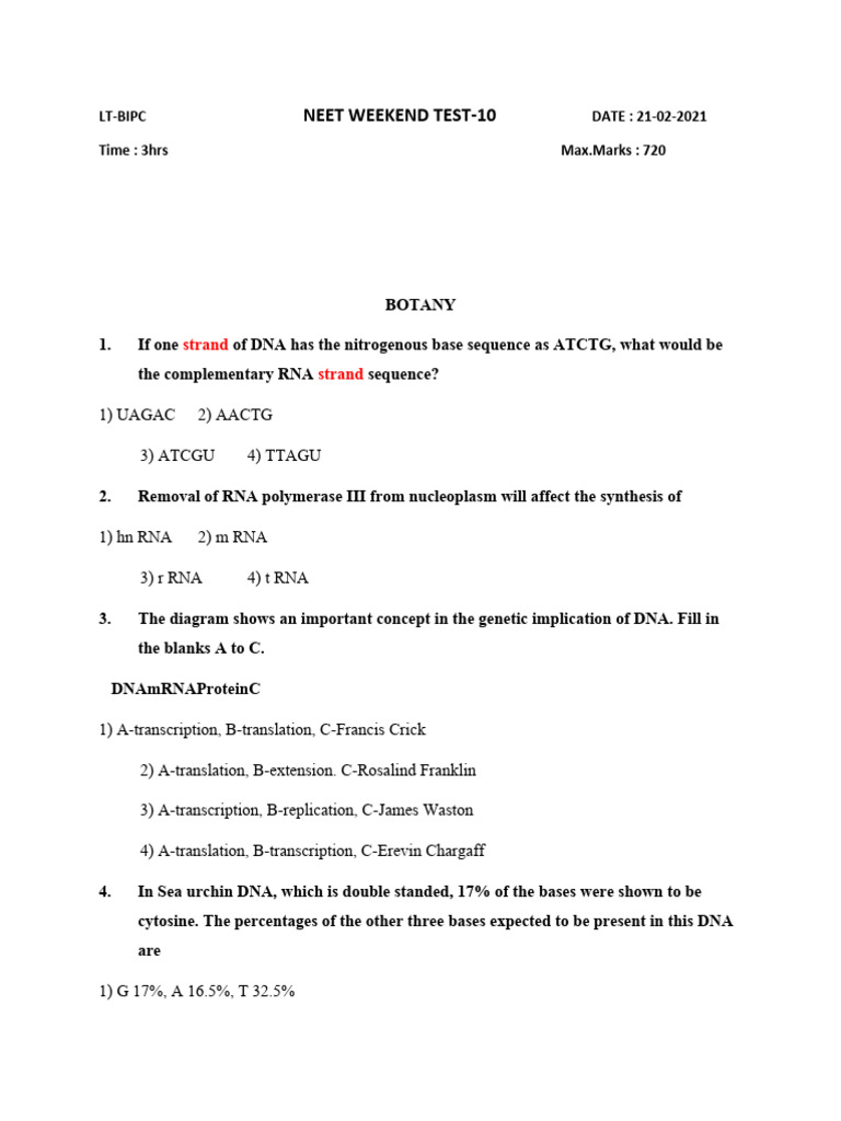Document | PDF | Gene | Dna